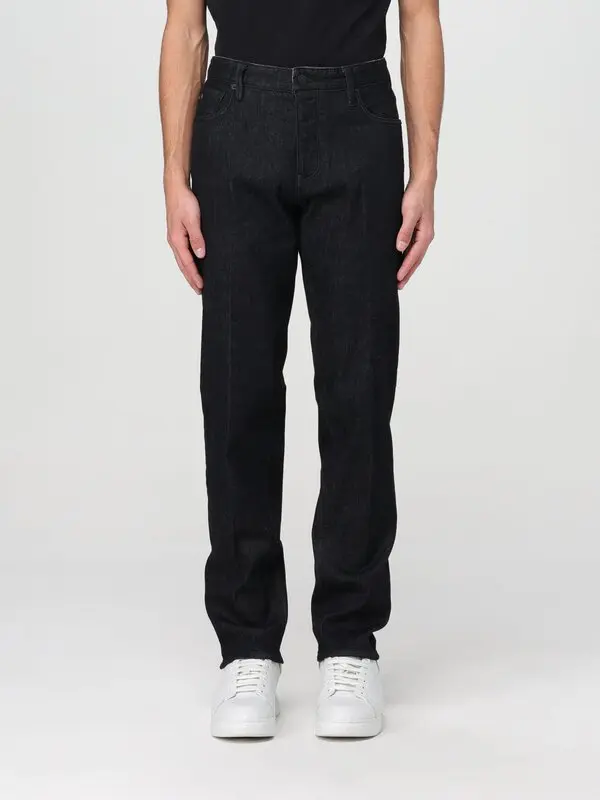 Emporio Armani Straight Leg Jeans - Black