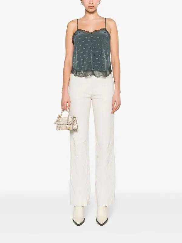 Zadig&Voltaire Claudy Jacquard Silk Tank Top