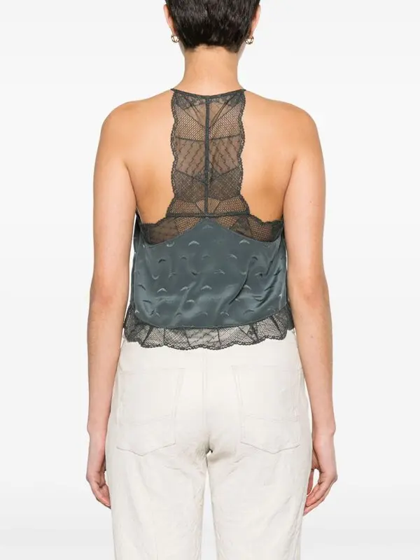 Zadig&Voltaire Claudy Jacquard Silk Tank Top