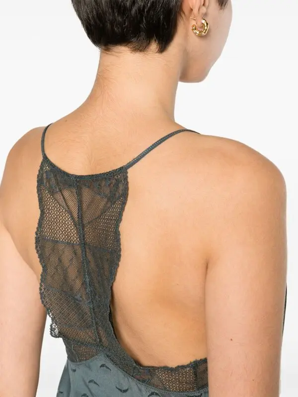 Zadig&Voltaire Claudy Jacquard Silk Tank Top