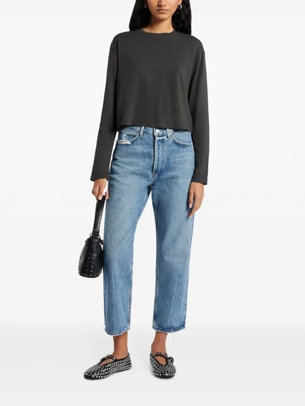 AGOLDE 90s Crop Straight-leg Jeans