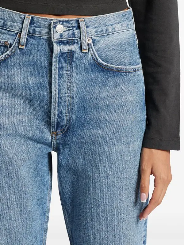 AGOLDE 90s Crop Straight-leg Jeans