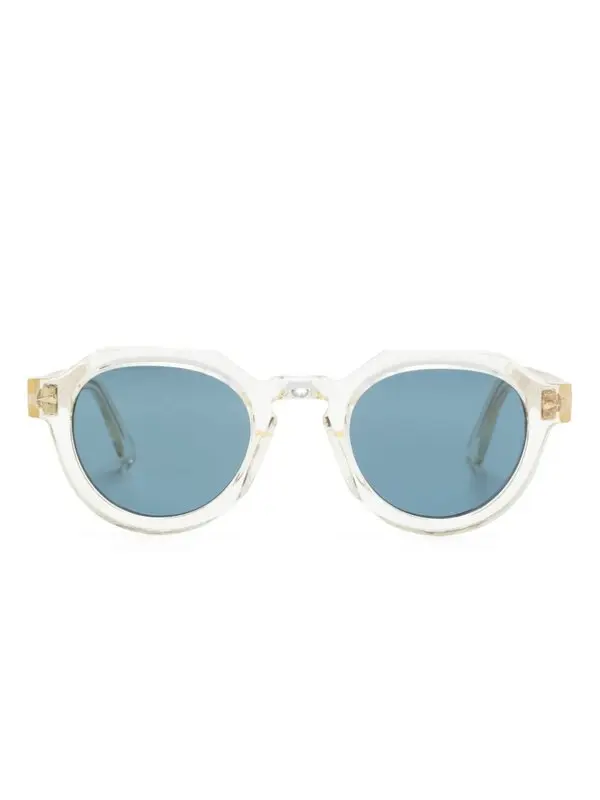 AHLEM Grenelle Round-frame Sunglasses - Neutrals