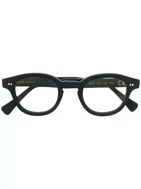 EPOS Bronte 2 Soft-round Frame Glasses - Black