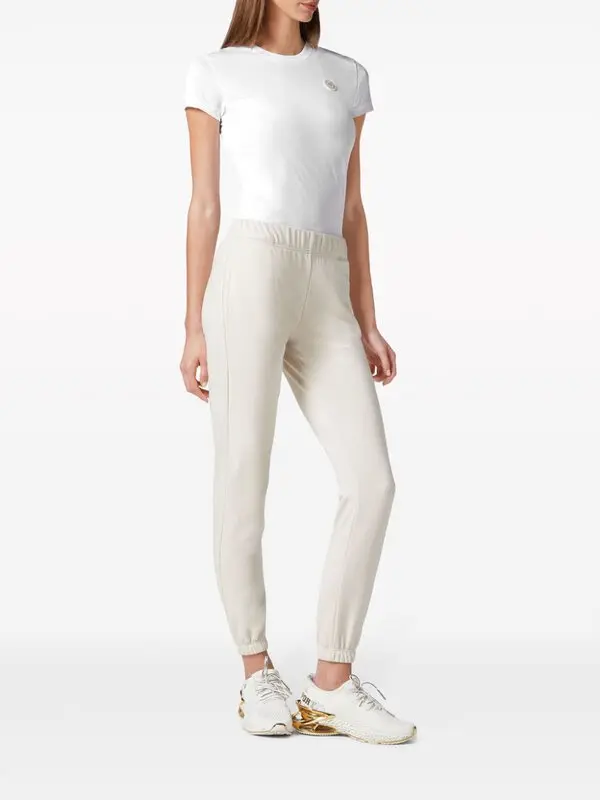 PLEIN SPORT Logo-embossed Track Pants - Neutrals