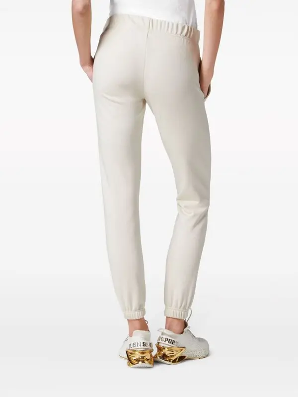 PLEIN SPORT Logo-embossed Track Pants - Neutrals