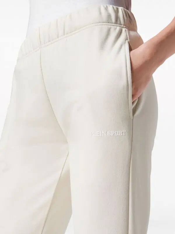 PLEIN SPORT Logo-embossed Track Pants - Neutrals