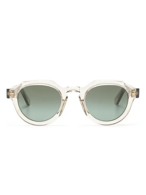 AHLEM Grenelle Round-frame Sunglasses - White