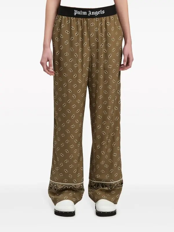 Palm Angels Paisley-print Trousers