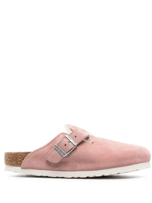 BIRKENSTOCK Side Buckle-fastening Slides - Pink