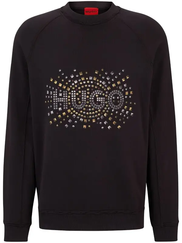Hugo Logo-studded Cotton Sweatshirt