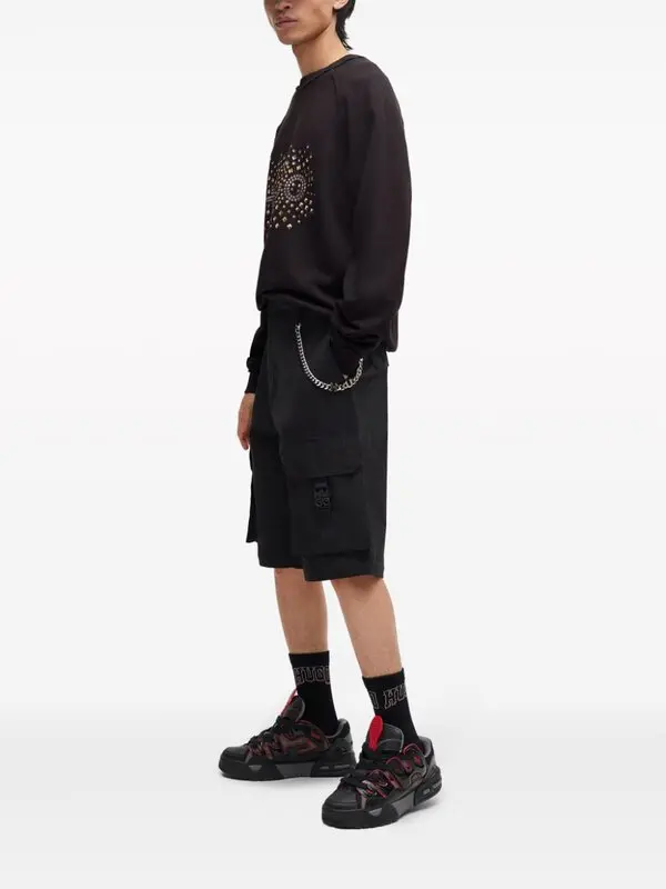 Hugo Logo-studded Cotton Sweatshirt
