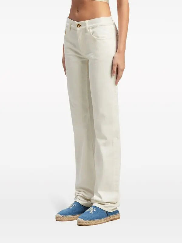Palm Angels Monogram Straight-leg Jeans