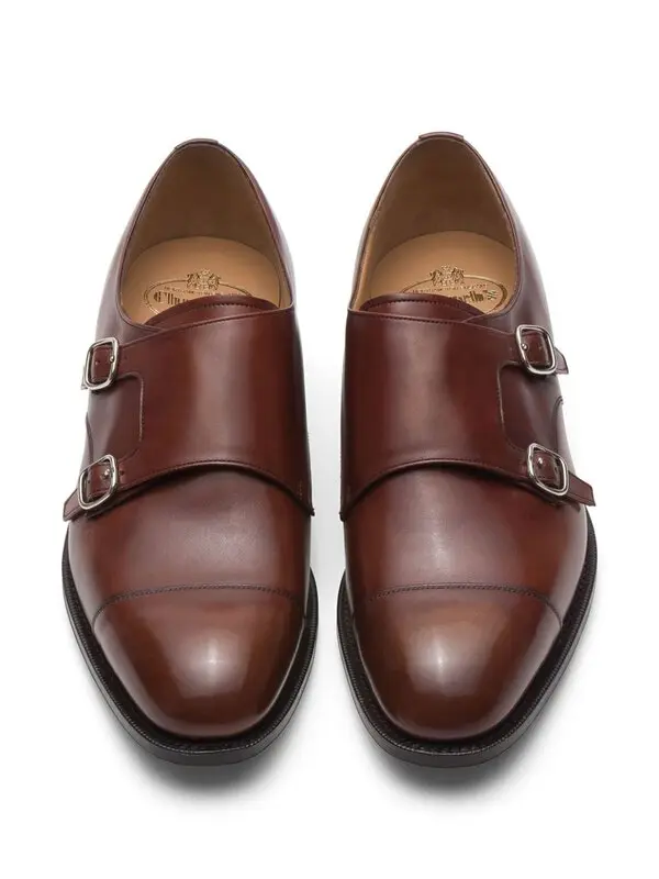 Church's Cowes Leather Monk Shoes - Brown