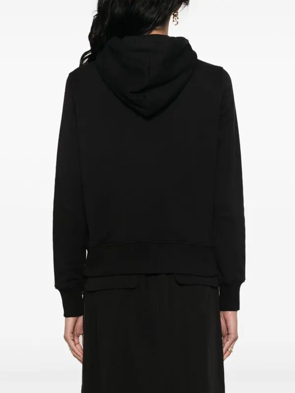 Versace Logo-embroidered Zip-up Hoodie
