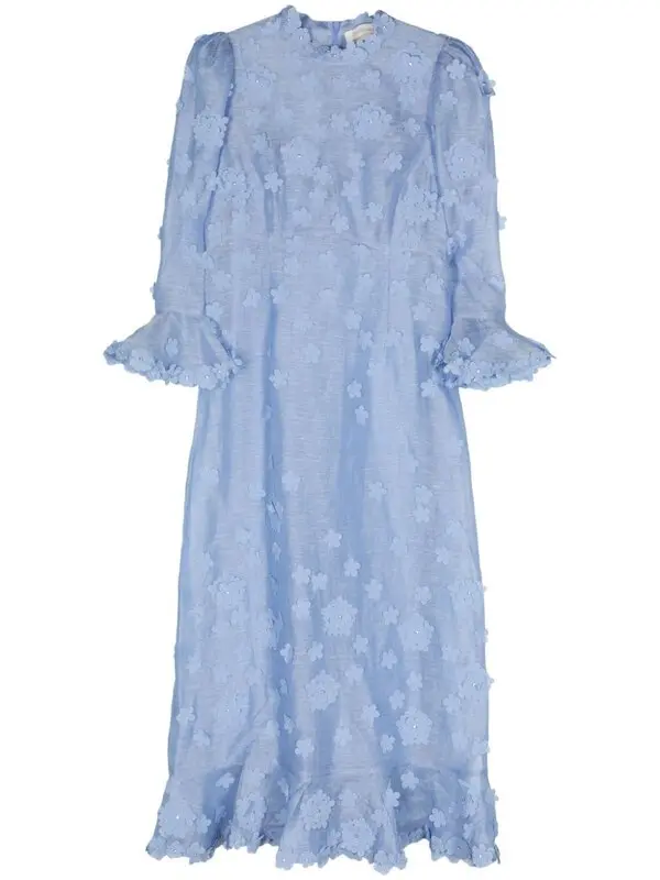 Zimmermann Matchmaker Lift Off Midi Dress