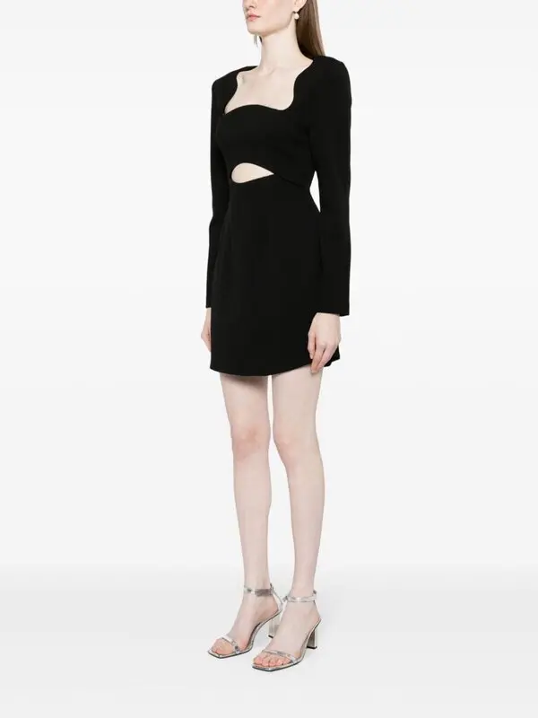 Misha Collection Hazel Cut-Out Minidress In Black - 40% Off | Editorialist