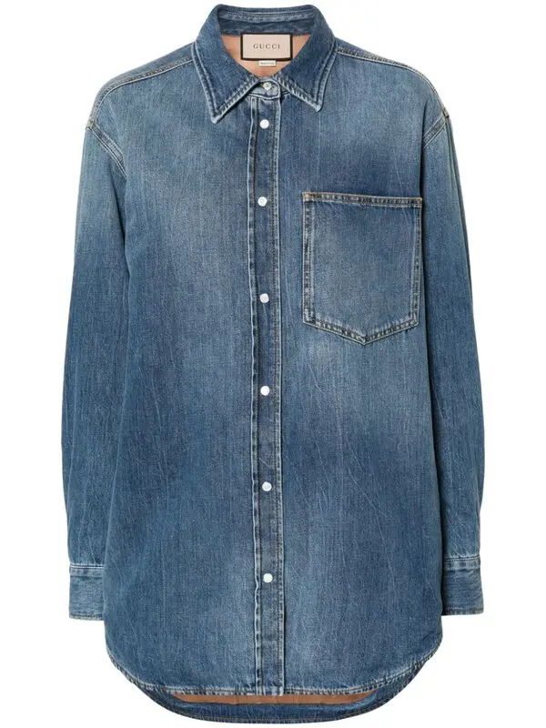 Gucci Interlocking G Denim Jacket