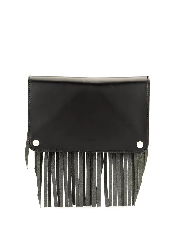Comme Des Garçons Fringe-detail Leather Wallet