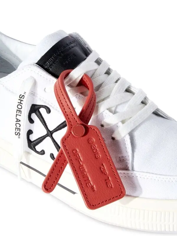 Off-White Low Vulcanized Canvas Sneakers