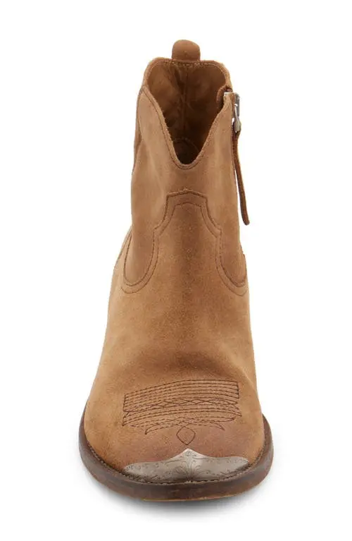GOLDEN GOOSE Young Western Ankle Boots - Cognac