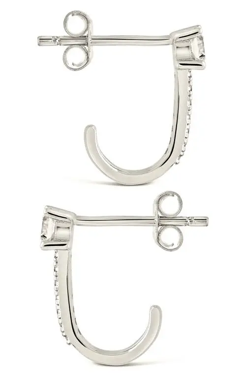 Sterling Forever Cubic Zirconia Drop Earrings
