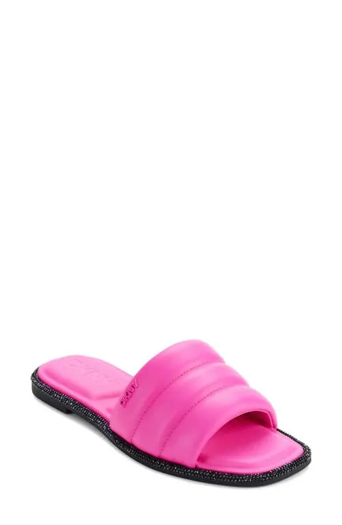 Dkny Quilted Slide Sandal