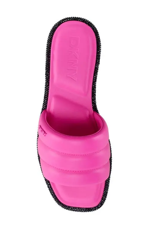 Dkny Quilted Slide Sandal