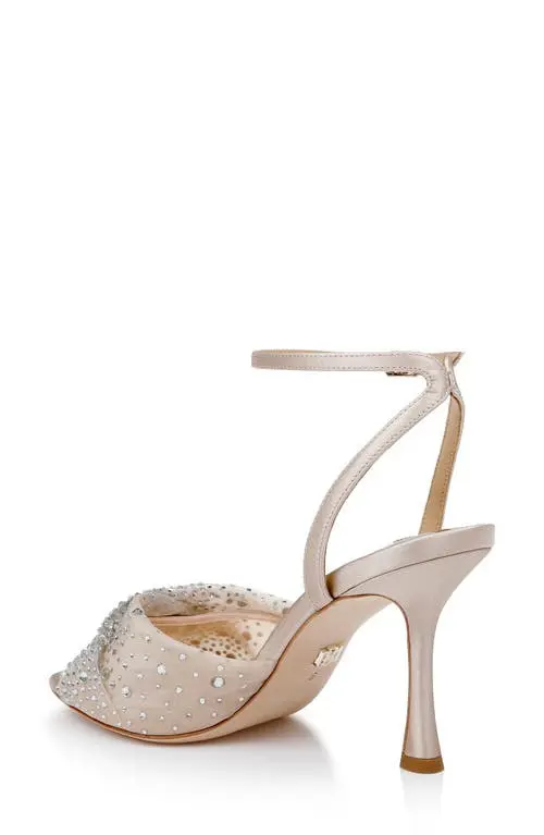 Badgley Mischka Cameryn Embellished Sandals - Nude