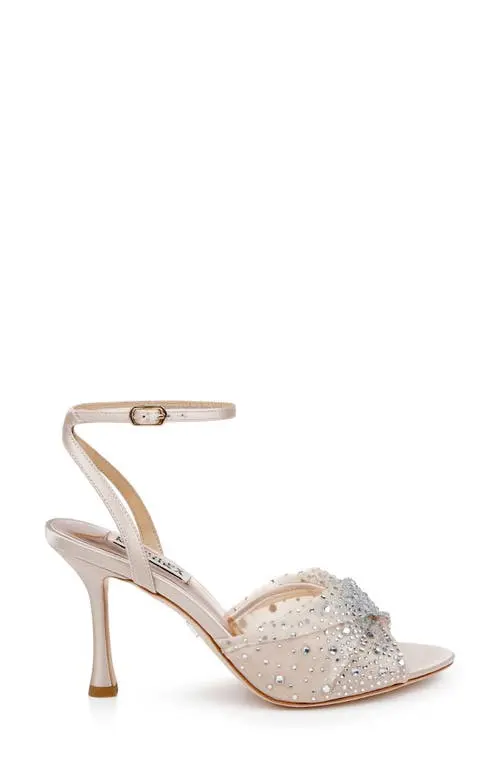 Badgley Mischka Cameryn Embellished Sandals - Nude