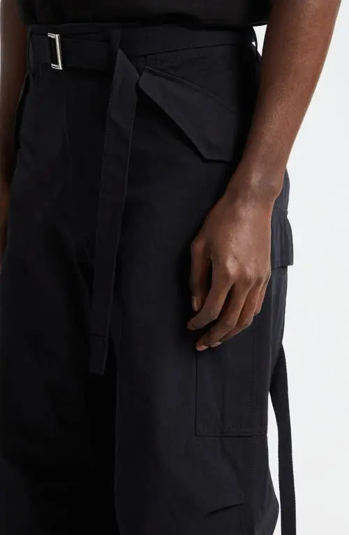 Sacai Belted Ripstop Cargo Pants