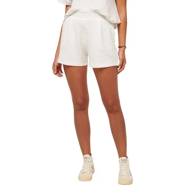 Travis Mathew Yacht Me Ribbed Shorts - White