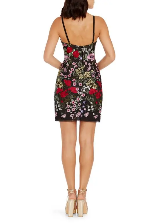 Dress The Population Kyla Embroidered Minidress