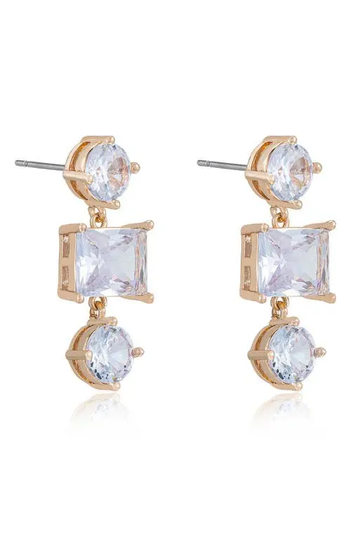 Ettika Cubic Zirconia Drop Earrings