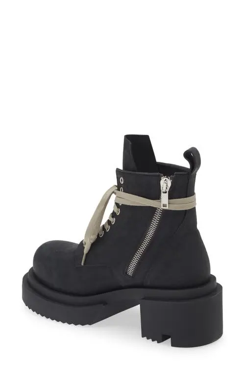 Rick Owens Lido Laced Combat Boot