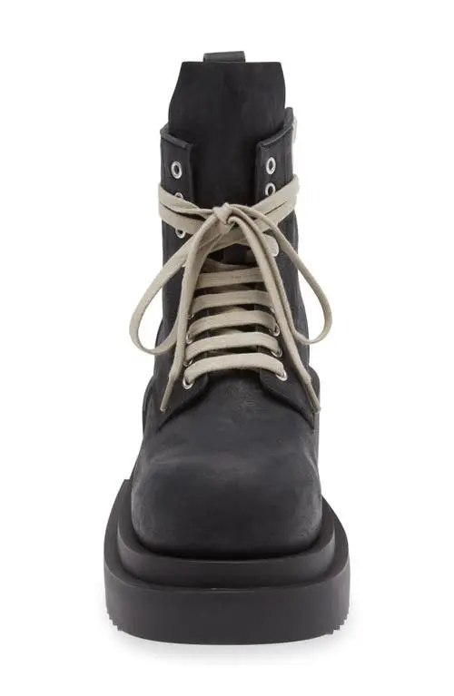 Rick Owens Lido Laced Combat Boot