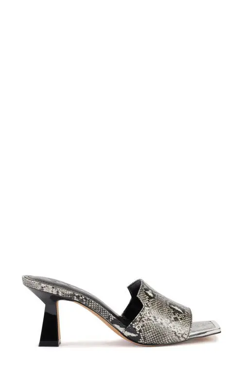 Dkny Square Toe Slide Sandal - Grey Multi