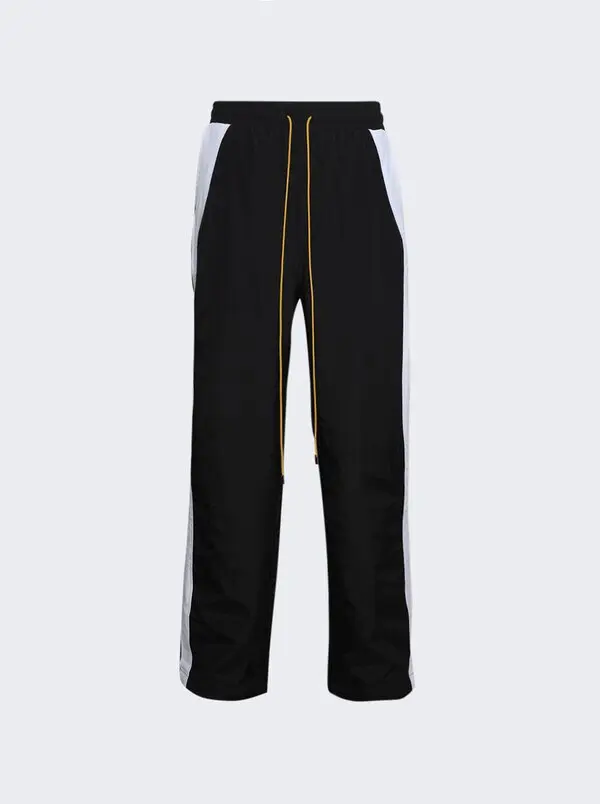 Rhude Color Block Track Pant - Black And White