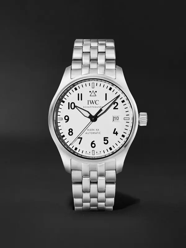 IWC SCHAFFHAUSEN Pilot's Mark Xx Automatic 40mm Stainless Steel Watch - White