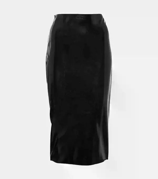 AZZEDINE ALAIA Alaïa Latex Pencil Skirt
