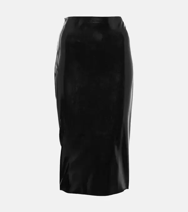 AZZEDINE ALAIA Alaïa Latex Pencil Skirt