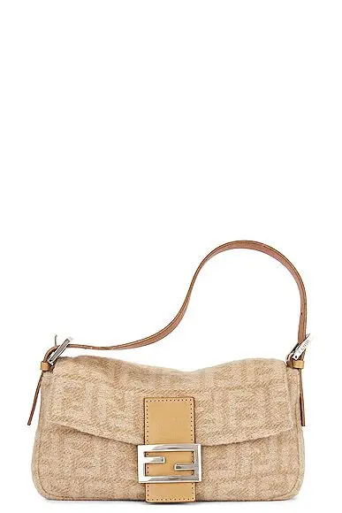 Fendi Zucca Baguette Shoulder Bag