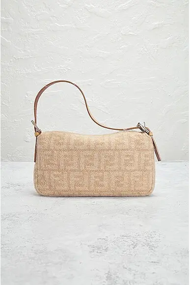 Fendi Zucca Baguette Shoulder Bag