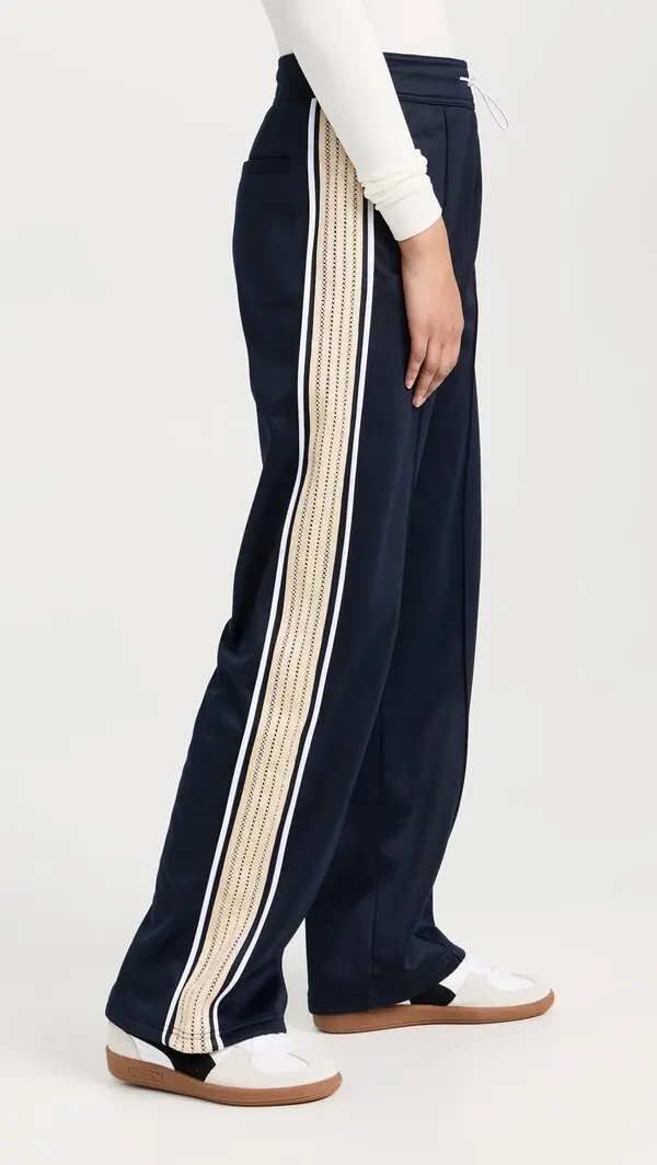 Wales Bonner Mantra Trousers In Navy - 40% Off | Editorialist