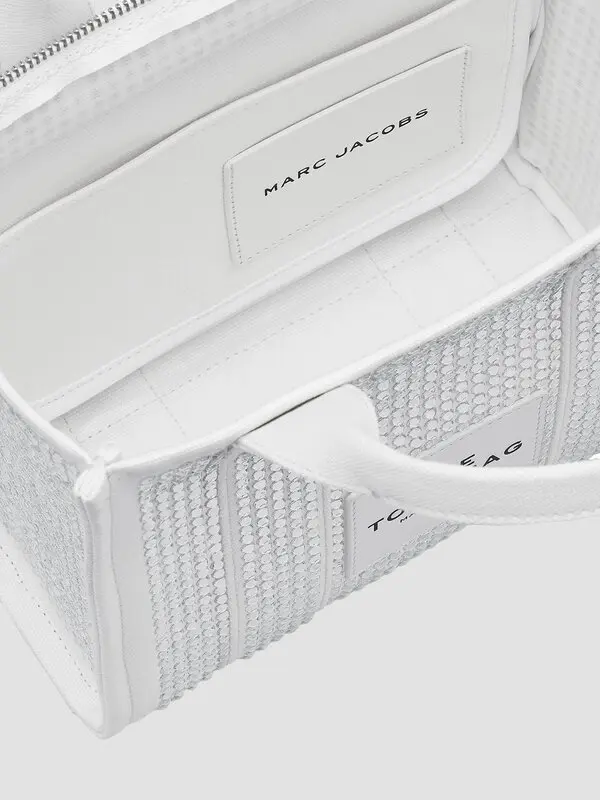 Marc Jacobs The Crystal Canvas Tote Bag - White Crystal