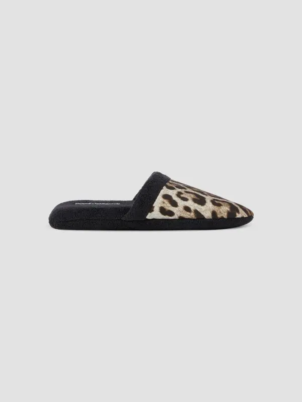 Dolce & Gabbana Leopard Slippers