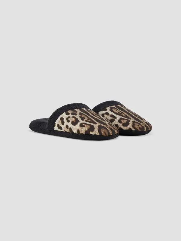 Dolce & Gabbana Leopard Slippers