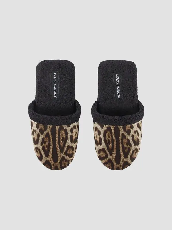 Dolce & Gabbana Leopard Slippers
