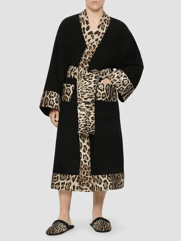 Dolce & Gabbana Leopard Slippers