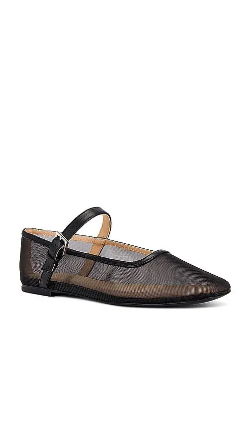 Raye Lin Mesh Flats With Buckled Strap